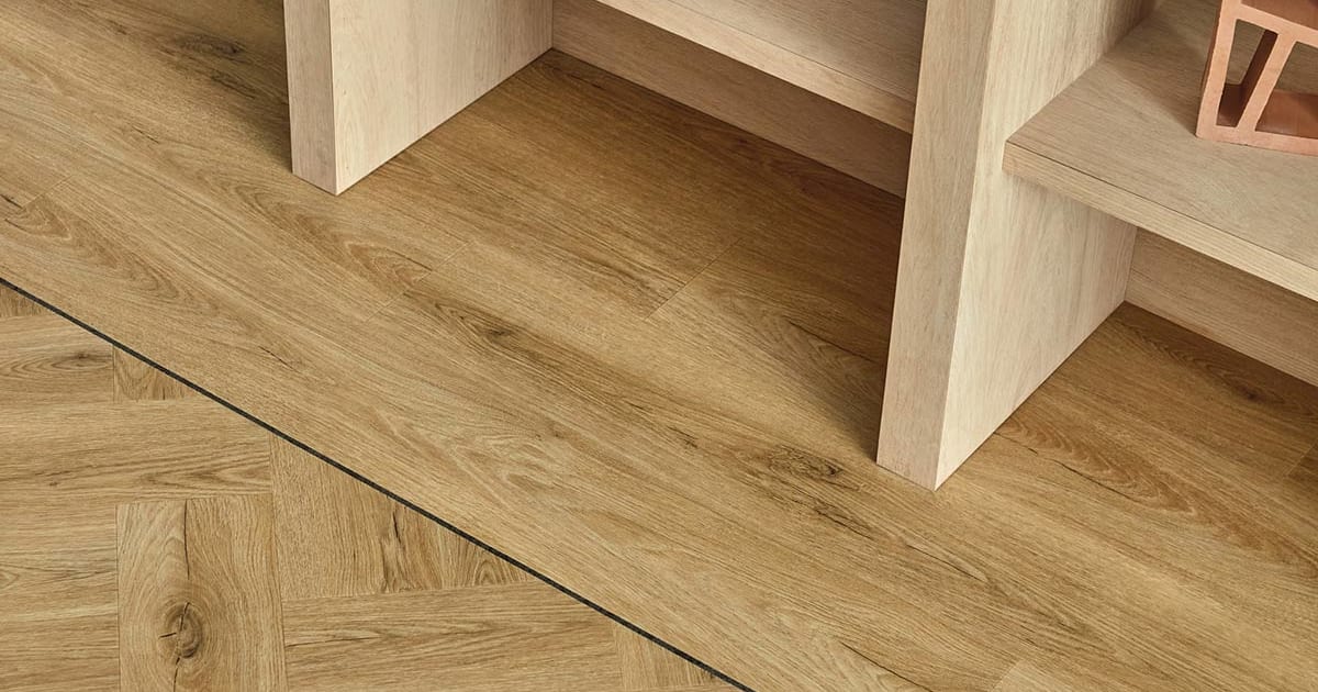 Hanningfield Oak in Broad Weave | LVT Design flooring by Amtico